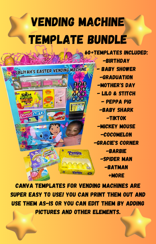 Ultimate Vending Machine Template Bundle 60+ templates – Chef Bae